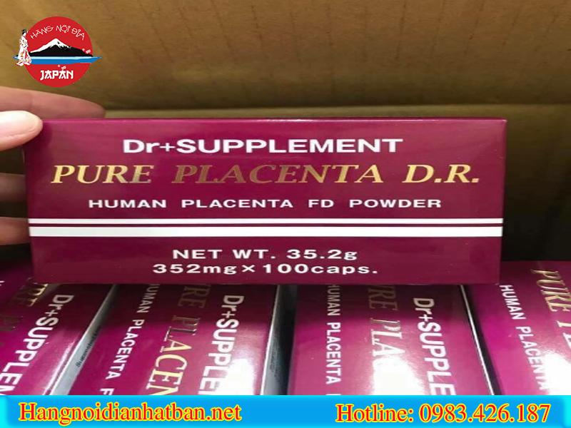 Viên uống tế bào gốc Pure Placenta D.R 100 viên Nhật Bản chính hãng