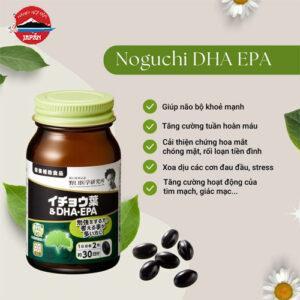 Viên uống bổ não DHA EPA Ginkgo Noguchi 60 viên chính hãng Nhật Bản