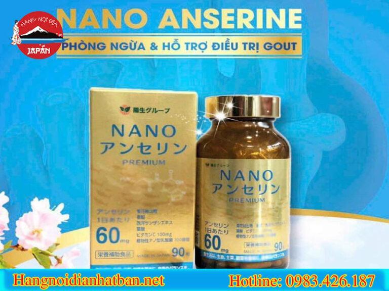 Nano Anserin Nhật Bản– Món quà quý giá cho người bị Gout - Hàng Nội Địa ...